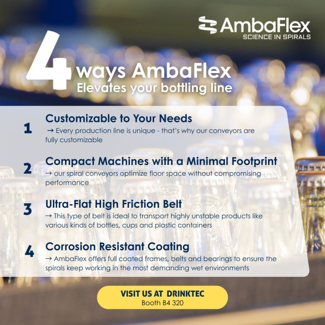 4 Ways AmbaFlex elevates your Bottling line